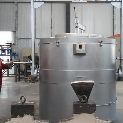 China Produce Ingots 200-1000kg Melting Aluminum Foundry Furnace PLC for sale