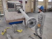 China Efficient Stainless Steel Rotary Degassing Unit For Aluminum Casting for sale