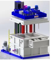 China Graphite Rotor Online Liquid Degassing System For Aluminium Billet Casting Machine for sale