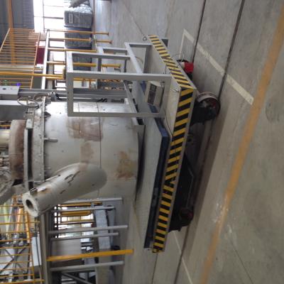 China Foundry Ladle For Molten Aluminum / Aluminum Pouring With Gearbox for sale