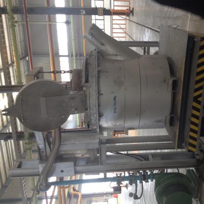 China Reinforced Steel Ladle Lip Molten Aluminum Transfer Ladles with Low Surface Temperature Rise for sale