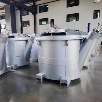 China Forklift Transfer Method Molten Aluminum Transfer Ladles for Smooth Aluminum Pouring for sale