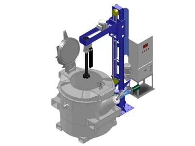 China Enhance Aluminum Production With 4 Rotor Aluminum Degassing Machine 0-600 R/min Graphite Rotor Speed And O2ppm≤5 for sale