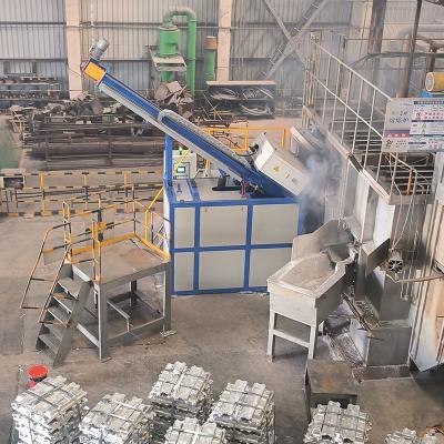 China Aluminum Refining Degassing Machine Refinement Degassing Time 0-99 Min Refining Flux Particle Size ≤5mm for sale