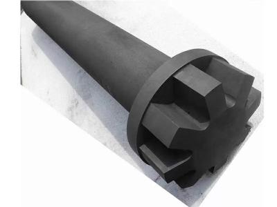 China Diameter 90mm Graphite Rotor Customized Shaft Length for Industrial for sale