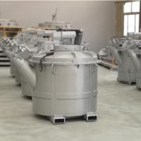 China High Capacity 1200 KG Molten Aluminum Transfer Ladles For Smelting Plants In Siliver Colour for sale