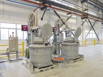 China 1500 KG Molten Aluminum Transfer Ladles with and 900C Heating Temperature for sale