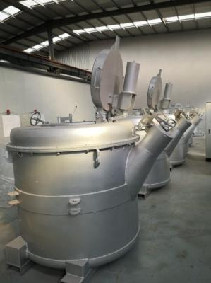 China Steel Handle Molten Aluminum Transfer Ladles for Precise and Safe Transfer for sale