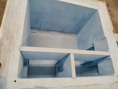 China Activated Carbon Die Casting Machine Filtration Box with 60 PPI Ceramic Foam Filter for sale