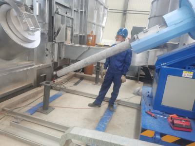 China Energy-saving Eco-friendly Rotary Flux Injector for High Efficiency Aluminum Refining Equipment for sale