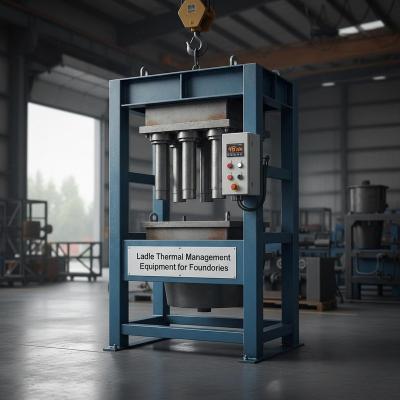 China Preheating Ladles Heating Power 48 KW Ladle Preheater For Transfer Ladles Ladle Thermal Management Equipment for Foundries for sale