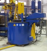China Rapid Heat Up Electric Crucible Aluminum Melting Furnace Rapid Heat Up 980 Deg for sale