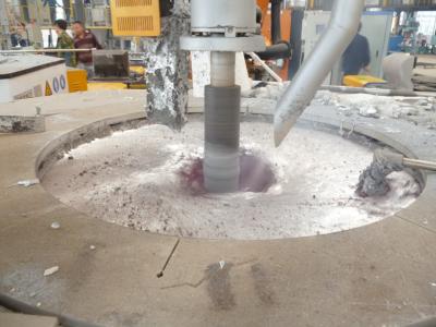 China 0-99 Min Refinement Time Rotary Degassing Unit With 4kW Total Power For Refined Flux Powder Spraying Amount 0-350 G/min for sale