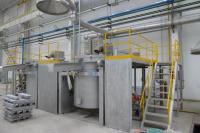 China 1000KG 1200KG  High Frequency Induction Furnace Natural Gas Heating for sale