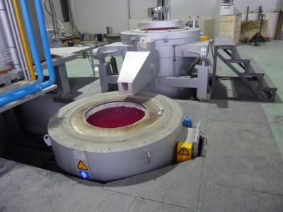 China 980C Electric Foundry Crucible Melting Furnace Non Exhaust 880mm for sale