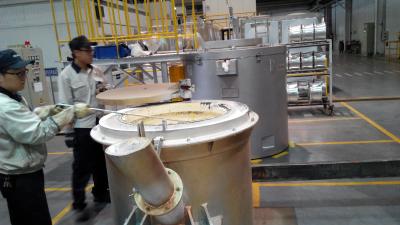 China High Precision Aluminum Melting Furnace With ±1C Temperature Control Accuracy And PLC Control System for sale