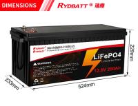 China 12.8V 200Ah LFP LiFePO4 Lithium Iron Phosphate Batteries 32700 Cells 2000 Cycles for sale