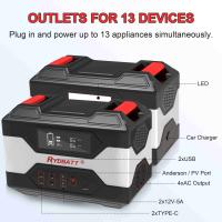 China Portable Power Station 1200W Solar Generator, LiFePO4 Battery VDL HS1200 Fully Charged within 2 Hours, 6x110V AC for sale