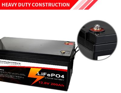 China Off Grid Electric Bicycle Battery Pack 12.8V 200AH Built In 200A BMS for sale