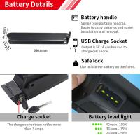 China 2021 high quality rechargeable 36V 10ah folding ebike battery Ebike for sale