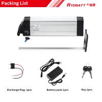 China Silver Fish Electric Bicycle Battery Pack 48V 10.4Ah  500-1000 Times Life for sale