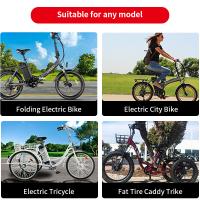 China Silver Fish Electric Bicycle Battery Pack 48V 10.4Ah  500-1000 Times Life for sale