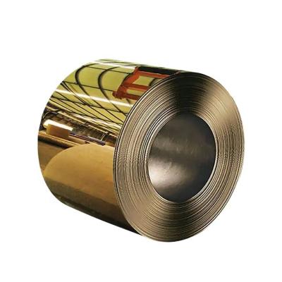 China Delivery Days Stainless Steel Sheet And SS Coil Gold Mirror For Building Decoration for sale