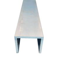 China Polished T3-T8 Aluminum U Channel Profile Extrusion for Customized Shower Room Decoration for sale