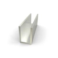 China U Beam Aluminum C Channel U Channel 10mm Profiles Customized Design Surface Coated for sale