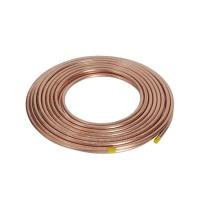 China Surface Polished T1 T2 T3 C2400 Pancake Copper Coil Tube for Air Conditioner Per Meter for sale