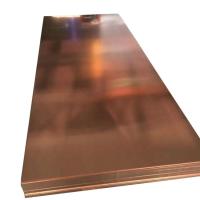 China Industry and Heater Exchanger Pure Copper Sheet 2mm 3mm 4mm 6mm 8mm C11000 4ft x 8 ft for sale
