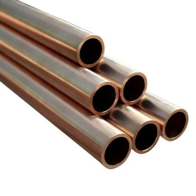 China Copper Tube/pipe 3/8 Hard for Air Conditioner Seamless Smooth Copper Pipe Professional for sale
