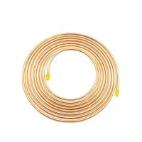 China Square ASTM B111 B280 1/2 C62300 C63200 C17200 C17000 Ac Copper Pipe For Air Conditioner Pancake Copper Tube for sale