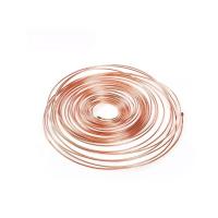 China Square 1mm 2mm 3mm Coil Capillary Pipe Tube Ac Copper Pipe Roll 3/8 1/4 Custom Size For Air Conditioner for sale