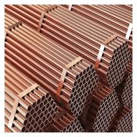 China Pure Red Copper Tube Bar Diameter Round Copper Pipe Air Conditioner Bending Service for sale
