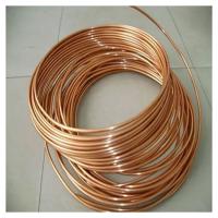 China Customized Air Conditioner Copper Tube Coil with Cutting Service Round Brass Pipe for sale
