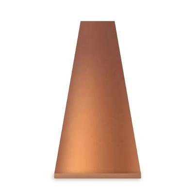 China Actual per kg 50x5 Copper Bus Bar with 99% Purity Surface 2B/BA/NO 1/NO.4/NO.5/HL Mirror for sale