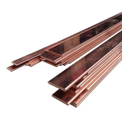China Cutting Service Provided Square Flat Round Copper Busbar for Various Applications for sale