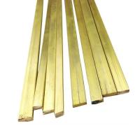 China JIS ASTM DIN EN ISO Standard Brass Flat Bar for Non-secondary Industrial Applications for sale