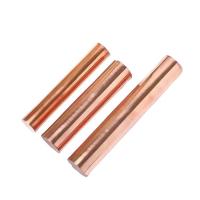 China Electrician 99.99% Pure Brass Rod Red Copper Rod Customized Non-Alloy Bright Copper Bar for sale
