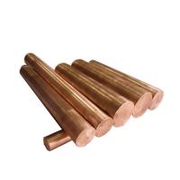 China Non-Alloy Direct Square Round Copper Bar Customized Color 99.99% Pure Copper Earth Rod for sale