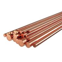 China 8mm 12mm 16mm Diameter Copper Ground Rod C12100 C1100 Pure Copper Bar with Standards for sale