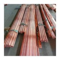 China Non-Alloy C1100 Pure Copper Bar 99.9 99.99 for All Design Style Earth Rod Ground for sale