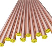 China Customized Copper Tube 1/2 3/4 inch Outer Dia for Split AC Copper Pipe in Conditioner for sale