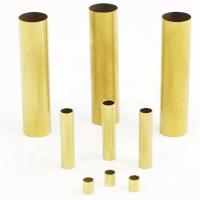 China 5-2000mm or Customized Outer Diameter Brass Copper Pipes for Industry and Decoration for sale