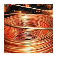 China Corrosion Resistant Soft Coil Type Copper Pipe 3/8 Roll Pancake for Air Conditioner for sale