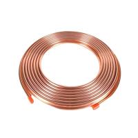 China Large Diameter Copper Pipe Tube 1/16 Hardness Capillary Brass Tube GB ASTM JIS for sale