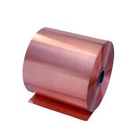 China Oxygen Free Copper Strip Coil Roll 99.99% Thin Pure Mill TU1 TU2 TU3 C10200 C11000 for sale