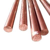 China 99.99% Round Copper Rod Bar C12200 C18980 C15715 Chemical Composition Cu Min 99.995% for sale