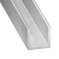 China Aluminum Profile U Channel for Wardrobe Door Frame Customized Thickness for sale